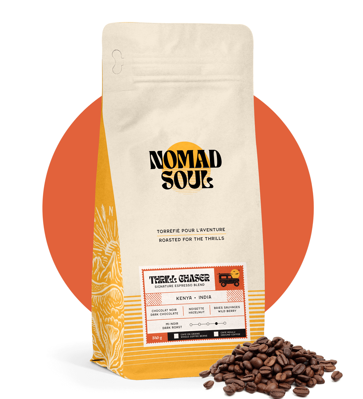 Thrill Chaser | Kenya Signature Blend | Dark Roast | Rich, Bold and ...